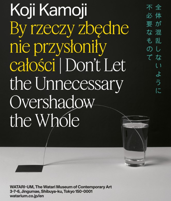 Koji Kamoji. By rzeczy zbędne nie przysłoniły całości - Zachęta ...